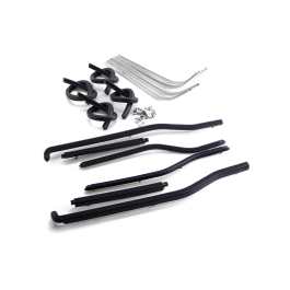 Scootopia Lambretta Series 3 LI, SX, TV Black Complete Floor Kit